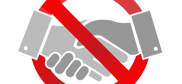 Symbol: Verweigerung Handschlag © Shutterstock, bearbeitet by iQ. - IslamiQ